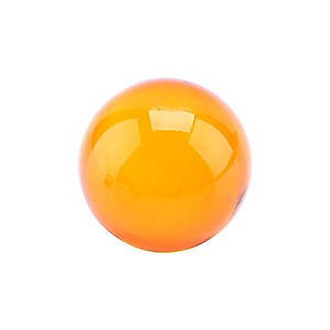 40 MM Citrine Crystal Sphere Ball, Feng Shui Crystal Natural Transparent Crystal Ball Citrine Quartz Crystal with Holder for Wealth