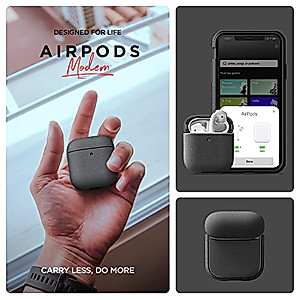 VRS Design Modern Airpods Case for AirPods 1 & 2, Neat and Durable Case Compatible for Apple AirPods 1, AirPods 2 Case [US Patent Registered]