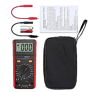 CAMWAY LCR Meter LCD Capacitance Inductance Resistance Tester Measuring Meter Self-Discharge pF nF μF with Overrange Display