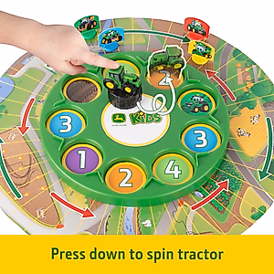 John Deere Go Johnny Go Board Game - Cooperative Farming Games for Game Night - John Deere Toys and Board Games - Farm Toy Games for Kids - Family Games Ages 5 Years and Up