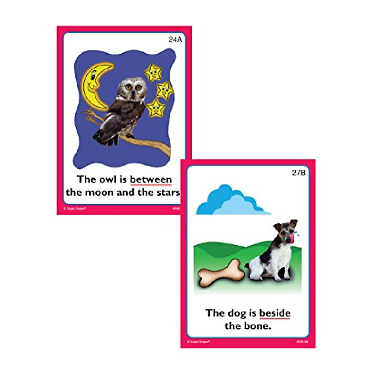 Super Duper Publications | Pigs & Pals Preposition Fun Deck Flash Cards | Educational Learning Resource for Children