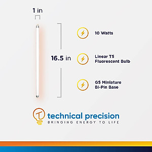Technical Precision Replacement for JASCO F10T5/830/L Light Bulb