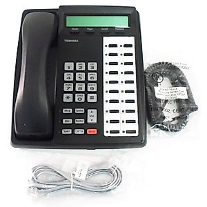 Toshiba Strata DKT3020-SD 20-Button LCD Display Speakerphone (Black) (Renewed)