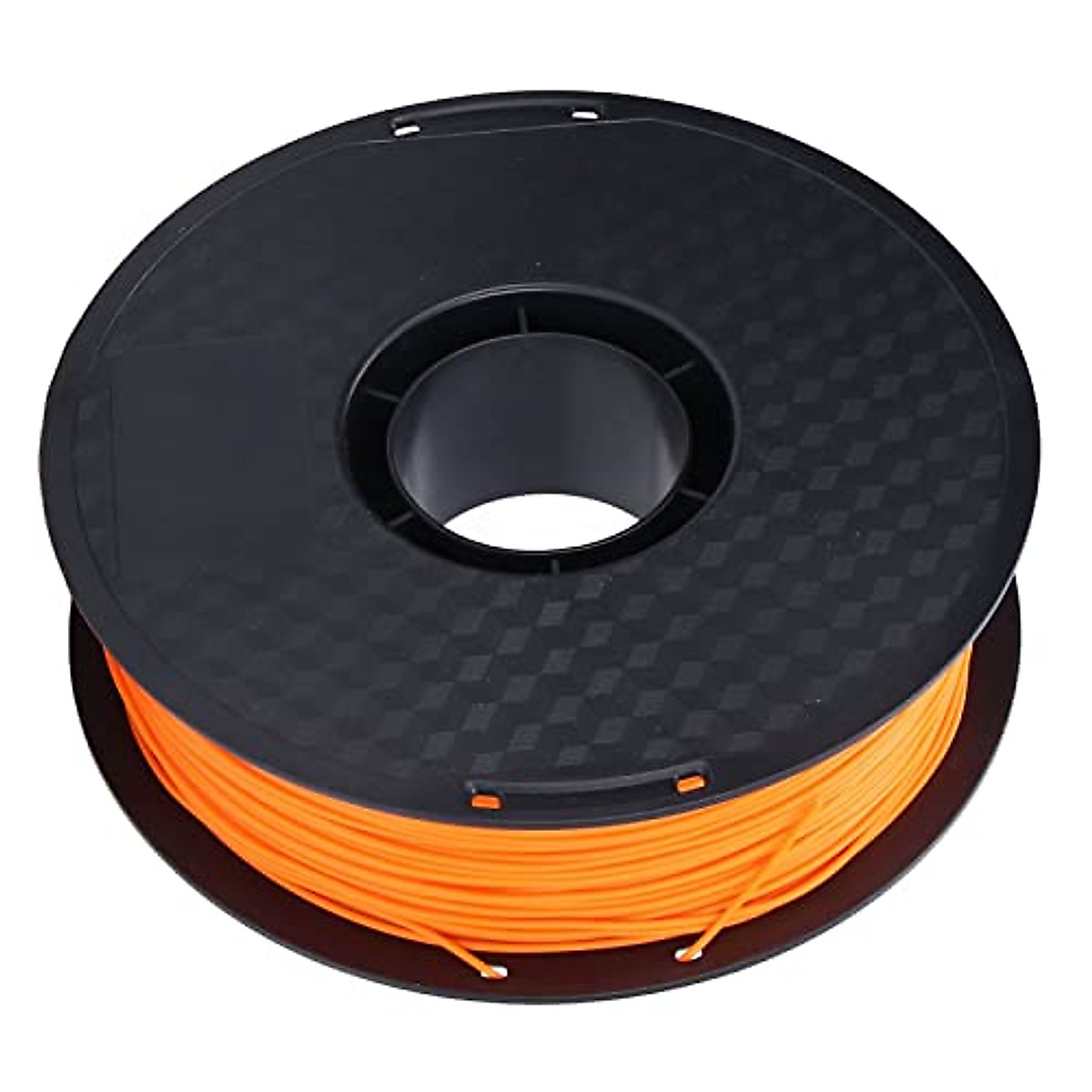 PLA Filaments, High Purity Filament Printing Materials Good Tensile Strength Plastic for Printing(Orange)