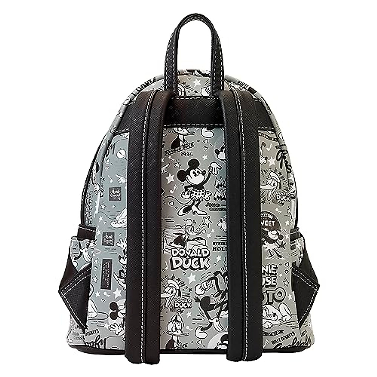 Loungefly Disney 100: Black and White Vault Mini-Backpack, Amazon Exclusive