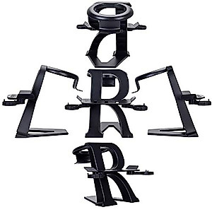 VR Headset Stand, Oculus Quest2/1 Storage Stand, VR Headset Stand for Oculus Rift S/HTC Vive/Valve Index, Virtual Reality Headset and Controller Stand, Black is Suitable for All VR headsets