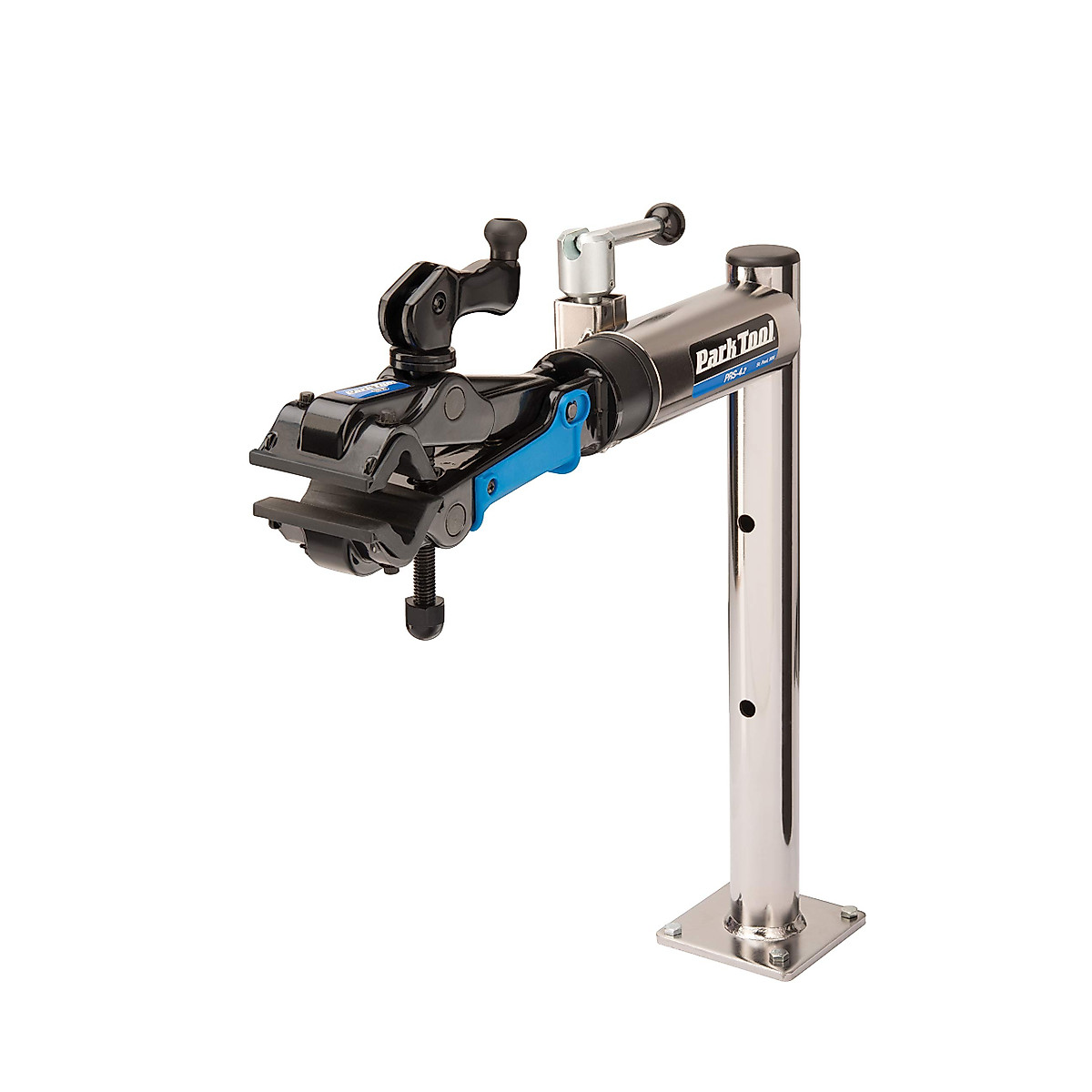Park Tool Adult PRS-4.2-2 - Deluxe Bench Mount Repair Stand with 100-3D Micro Adjust Clamp Tool