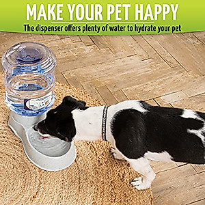 Zone Tech - Premium Quality Durable Self-Dispensing Gravity 3.7 Liters Pet Waterer