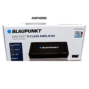 Blaupunkt AMP4000D AMP4000D 4,000-Watt-Max Monoblock Class D Amp with Bass Remote