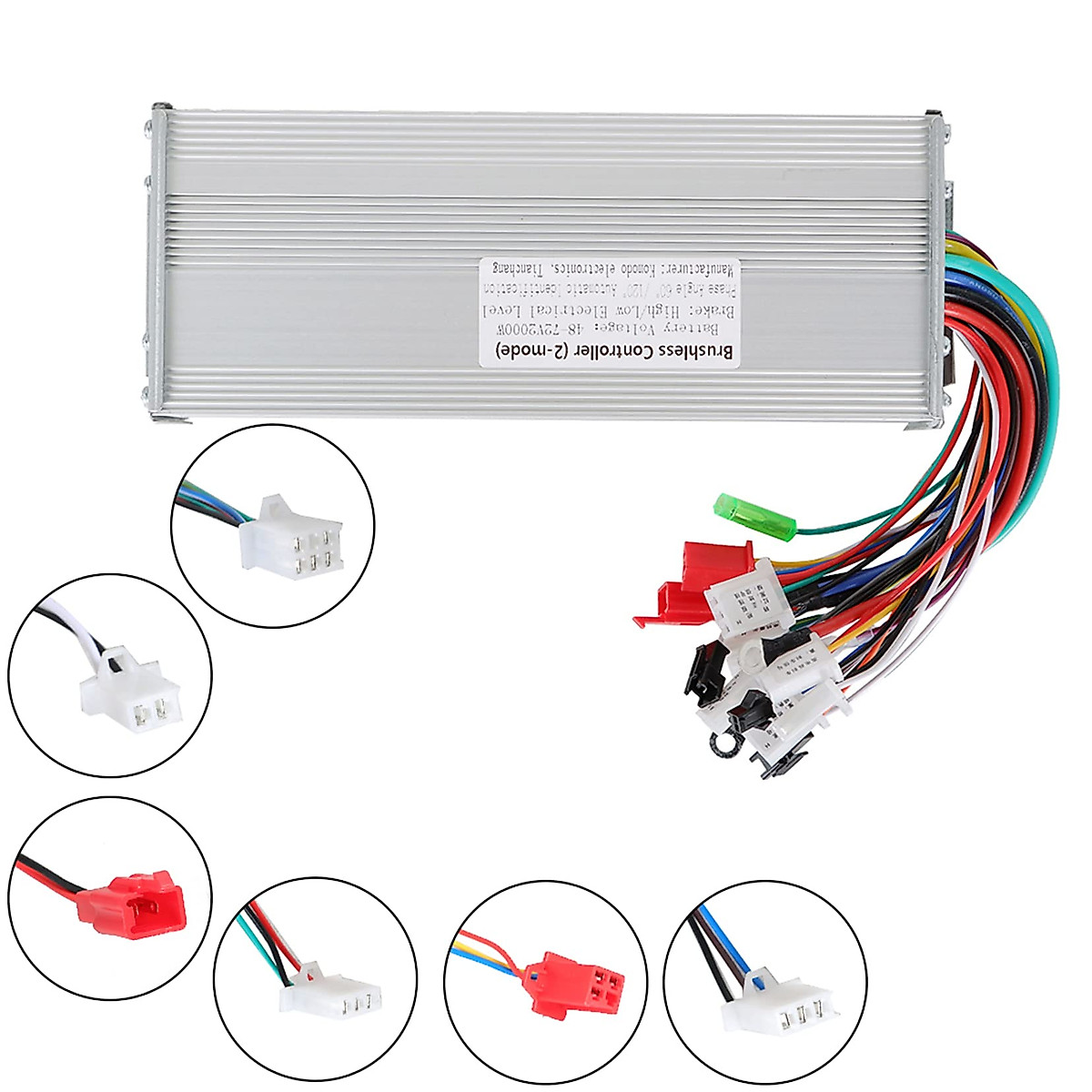 SEBLAFF 48-72V 2000W DC Brushless Motor Speed Controller Replacement for E-Bike Scooter