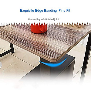Desktop Home Computer Desk,Modern Writing Computer Desk,Simple Sturdy Office Desk with Bookshelf for Small Space Study Pc Desk Table