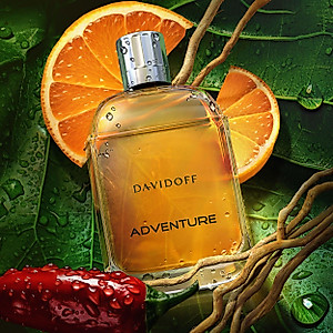 Davidoff Adventure Eau de Toilette – Woody Men's Cologne – With Notes of Mandarin, Pimento & Vetiver – Long Lasting Fragrance