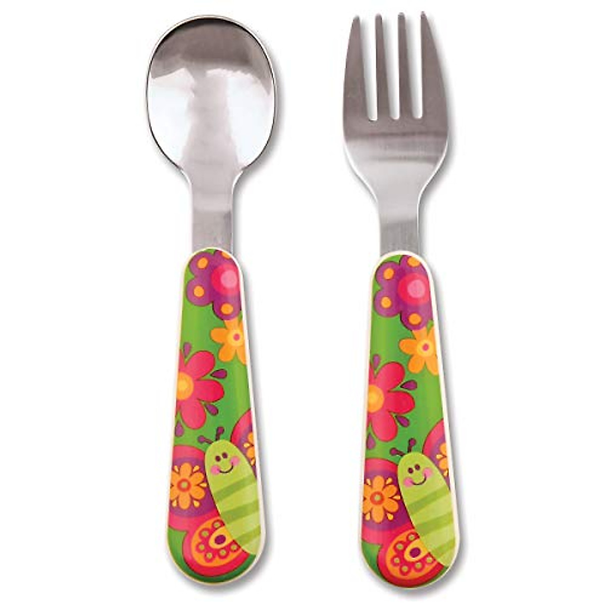 Stephen Joseph Silverware Set, Butterfly