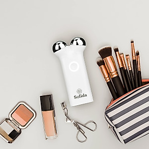 Sofida Anti Aging Microcurrent Face Lift Device - Wrinkle Reducing - Contour Skin Tightenin Facial Massager - Handheld Skin Care Face Toning at Home Therapy Machine