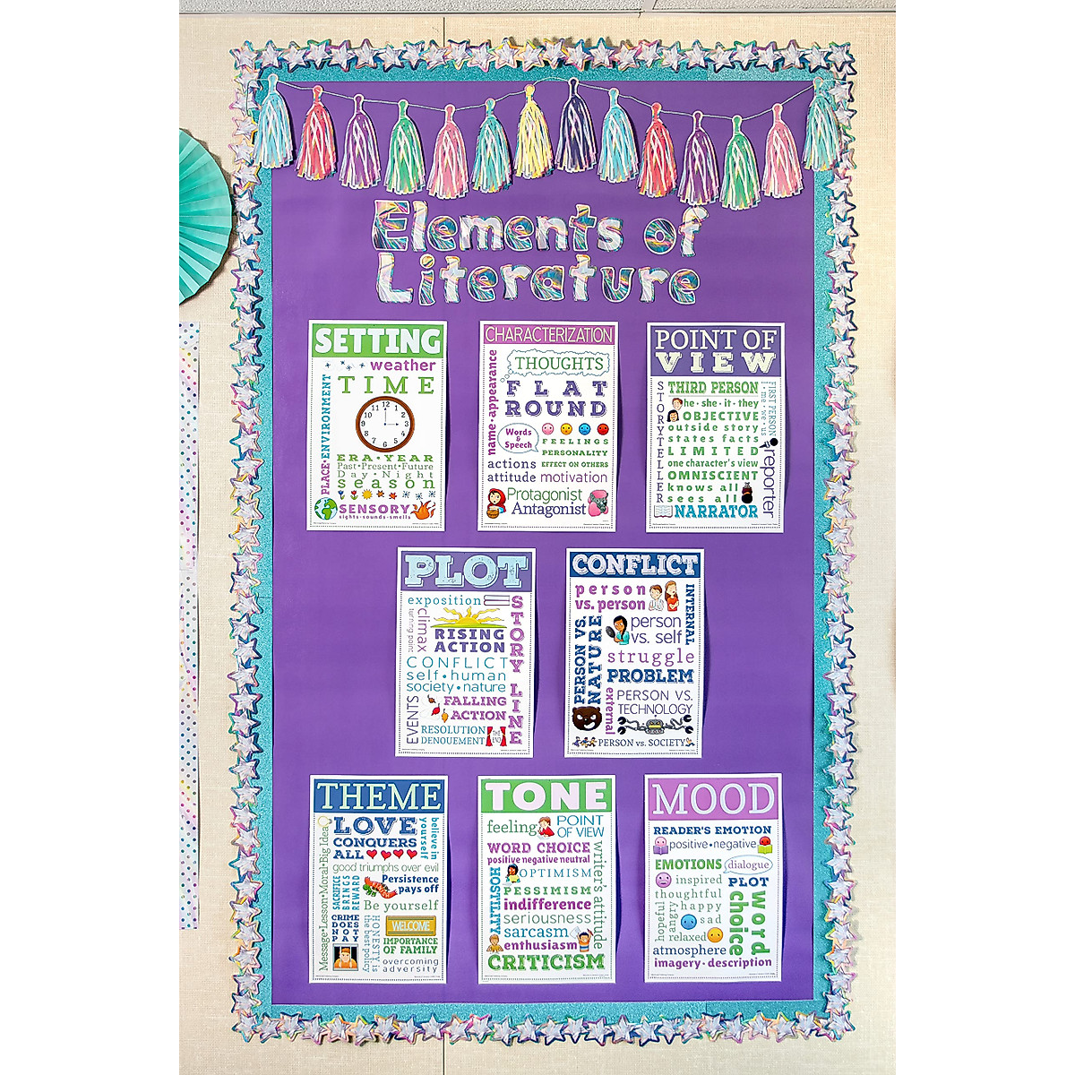 Teacher Created Resources Iridescent Funtastic 4" Letters Combo Pack (TCR8708)