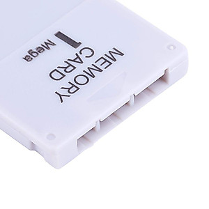 Richer-R Memory Card, PS1 Memory Card 1MB Memory Card Stick for Playstation 1 One PS1 Game