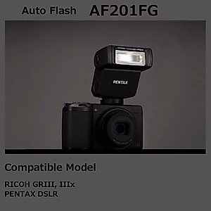 Pentax AF201FG Flash (Black) Dustproof & Weather-Resistant P-TTL Auto Flash Guide Number 20