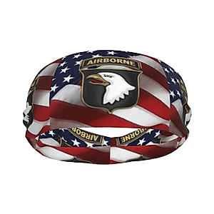 101st Airborne Division Sports Headbands Unisex Yoga Non-Slip Quick-Drying Workout Hairband