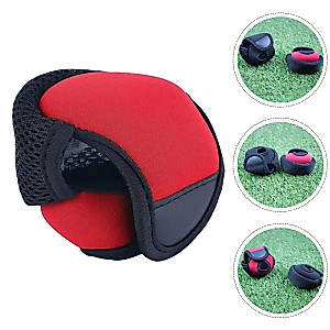 INOOMP Fishing Reel Bag Fishing Rod Case Fly Reel Case Breathable Reel Protector Scrolls Home Fishing Reel Pouch Protective Cover Fishing Reel Case One Body Stretch Bag Neoprene