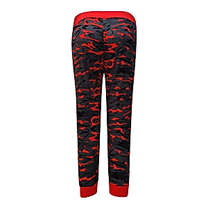 XUNRYAN Womens Capri Yoga Pants Plus Size Workout Capri Leggings High Waist Tummy Control Camo Jeggings Athletic Joggers