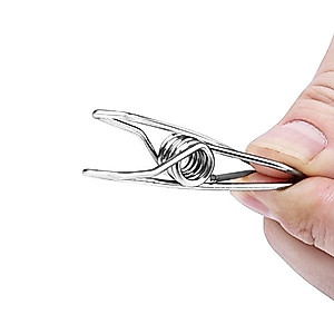 Amagoing Herb Hanging Drying Rack Laundry Drip Hanger with 20 Clips and 10 Replacement for Drying Socks, Baby Clothes, Bras, Towel, Underwear, Hat, Scarf, Pants, Gloves