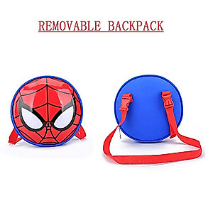 CUSALBOY Six Wheels Trolley Suitcase School Bags For Boys Girls Oxford Vacation Rolling Backpack Kids Traveling Luggage (blue)