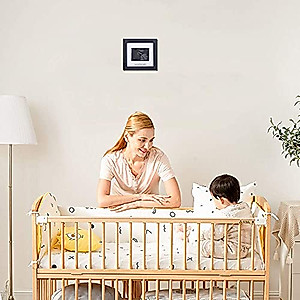 RUIAN Baby Sonogram Photo Frame, The First Ultrasound Picture Frame Love at First Sight Sonogram Frame, An Idea Gift for Expecting Parents in Baby Shower Gender Reveal Party Baby Nursery Decor (Black)