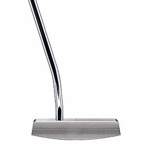 Bell H-360 Half-Offset CNC Milled Standard Blade Golf Putter + Winn Dri-Tac Dark Gray Midsize Grip (Left, 38)
