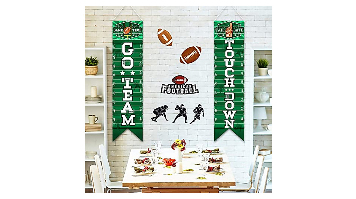 Football Decor Banner Set for Game Days and Parties