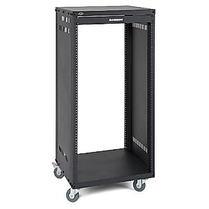 Samson 21U Universal Equipment Rack Stand with Locking Caster Wheels (SASRK21)