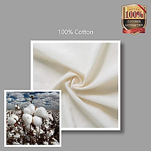 TOPDesign 5 | 12 | 24 | 48 | 192 Pack Economical Cotton Tote Bag, Lightweight Medium Reusable Grocery Shopping Cloth Bags, Suitable for DIY, Advertising, Promotion, Gift, Activity (5-Pack)