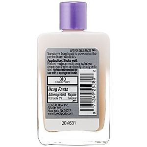 L'Oreal Paris Magic Nude Liquid Powder Bare Skin Perfecting Makeup SPF 18, Light Ivory, 0.91 Ounces