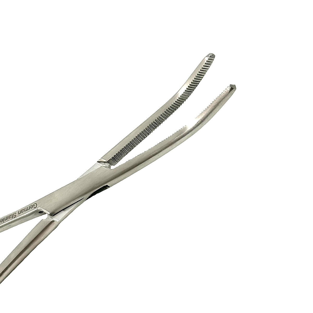 Premium German Stainless Ultimate Hemostat Forceps CLAMP Set, 2 Piece Straight + Curved (CYNAMED Brand) …