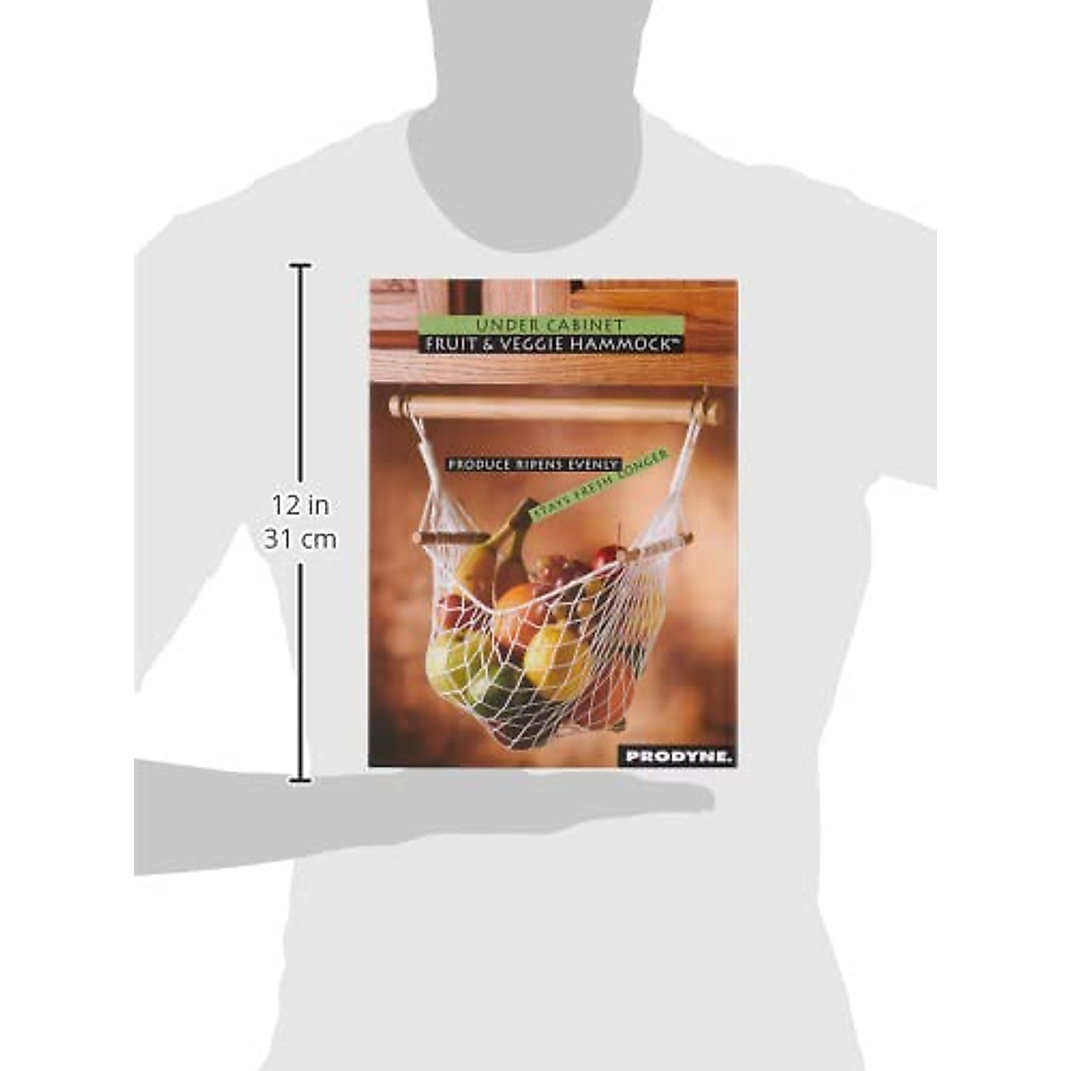 Prodyne Under Cabinet Veggie Hammock, One Size, Brown