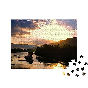 Drina River House in Serbia... Jigsaw Puzzle Jigsaw Puzzle with 500 pieces