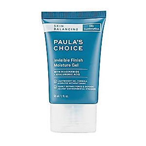 Paula's Choice SKIN BALANCING Invisible Finish Gel Moisturizer with Niacinamide & Hyaluronic Acid, Large Pores & Oily Skin, 2 Ounce. PACKAGING MAY VARY.
