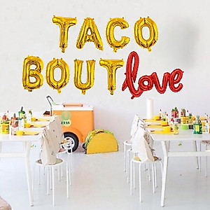 Cindo De Mayo LOVE Fiesta Bridal Shower Party Supplies Cactus Mexican Themed Banner for Anniversary Bachelorette Engagement Wedding Proposal Galentines Valentines Day Decorations 12PCS Kit of Qinsly