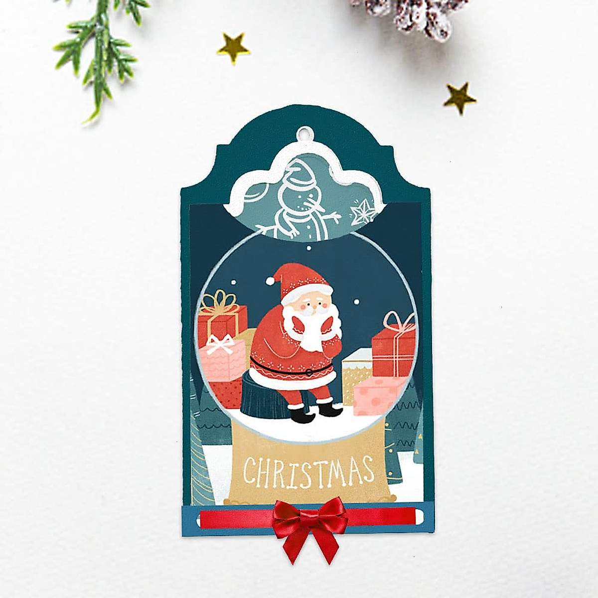 Estivaux 3D Card Shape Die Cuts for Card Making, Rectangular Gift Card Envelope Cutting Dies Sets Label Tag Dies Stencils Embossing Template for Scrapbooking DIY Cards Album Crafts Supplies