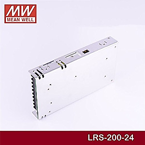 Enclosed Type 211.2W 24V 8.8A LRS-200-24 Meanwell AC-DC Single Output LRS-200 Series MEAN WELL Switching Power Supply