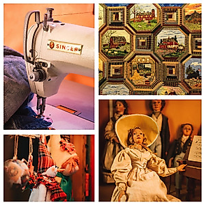 SHRJ 24Pcs Sewing Thread Spools Set 1000 Yards Per Spool Mixed Cotton Threads for DIY Sewing Machine, Embroidery Machine, Hand Sewing, 24 Colors