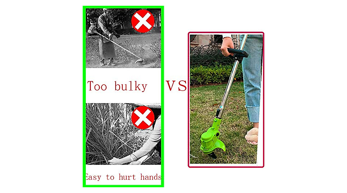 Double East Electric String Trimmer & Edger for Garden Care
