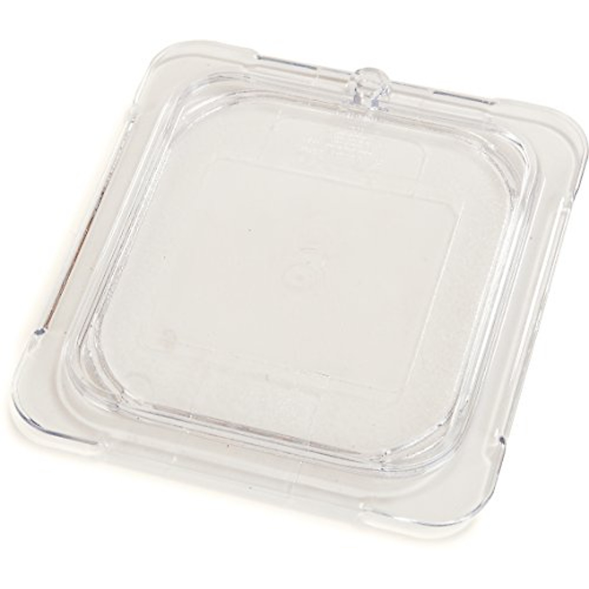 Carlisle FoodService Products 10316U07 StorPlus Sixth Size Polycarbonate Universal Flat Surface Food Pan Lid, Clear