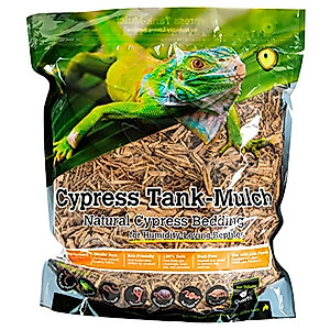 Galápagos (05054) Cypress Tank Mulch Forest Floor Bedding, 8-Quart, Natural