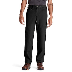 Timberland PRO Men's Ironhide Flex Utility Doublefront Pant, Jet Black, 42/32