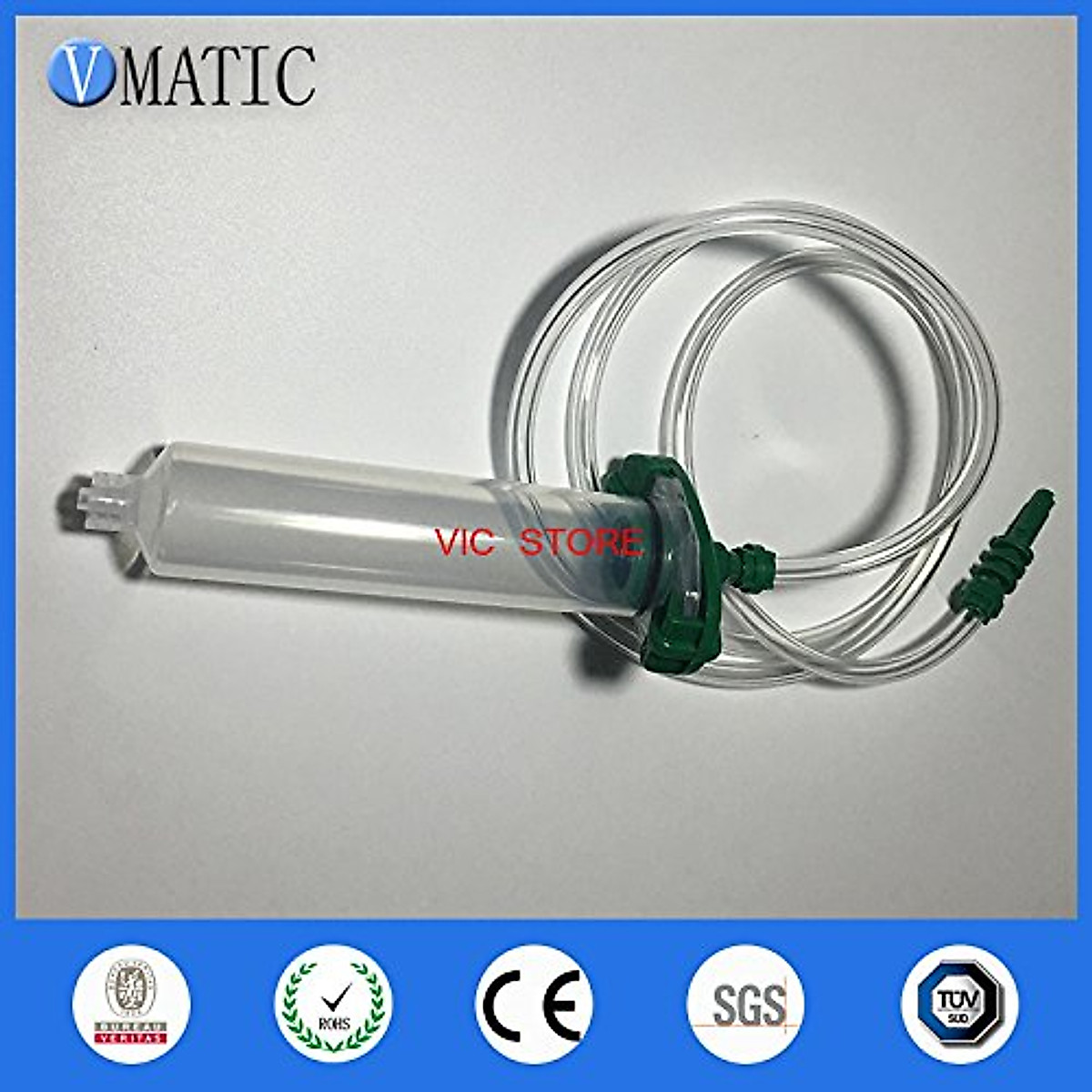 Liquid Dispensing Adhesive Glue Plastic Pneumatic Syringe + Dispenser Syringe Adapter Fitting Valve 5/10/30 Cc Ml + Syringe Needles