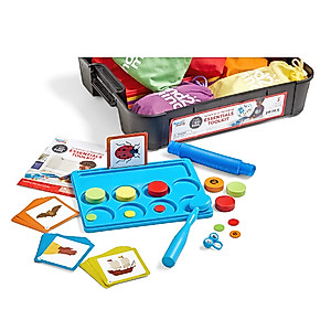 hand2mind Little Minds at Work Science of Reading Essentials Toolkit by Tara West, Decodable Reading Manipulatives, Elkonin Boxes, Letter Sounds, Phonemic Awareness, Preschool Learning (Set of 6)