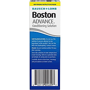 Bausch + Lomb Boston Advance Conditioning Solution - 3.5 oz, Pack of 6