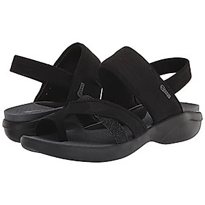 BZees Womens Call Me Sandal Black 8.5 M