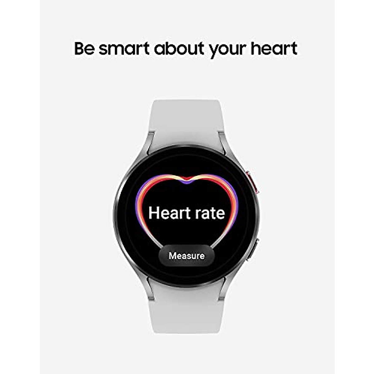 Samsung Galaxy Watch 4 40mm Smartwatch with ECG Monitor Tracker for Health Fitness Running Sleep Cycles GPS Fall Detection LTE US Version, Silver (Renewed)