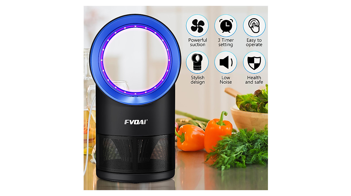 FVOAI Indoor Fly Trap - Safe Mosquito & Fruit Fly Catcher in Pink